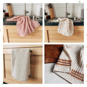 Simple Kitchen Towel Knitting Patterns, Easy Dish Towel Knit Pattern ...