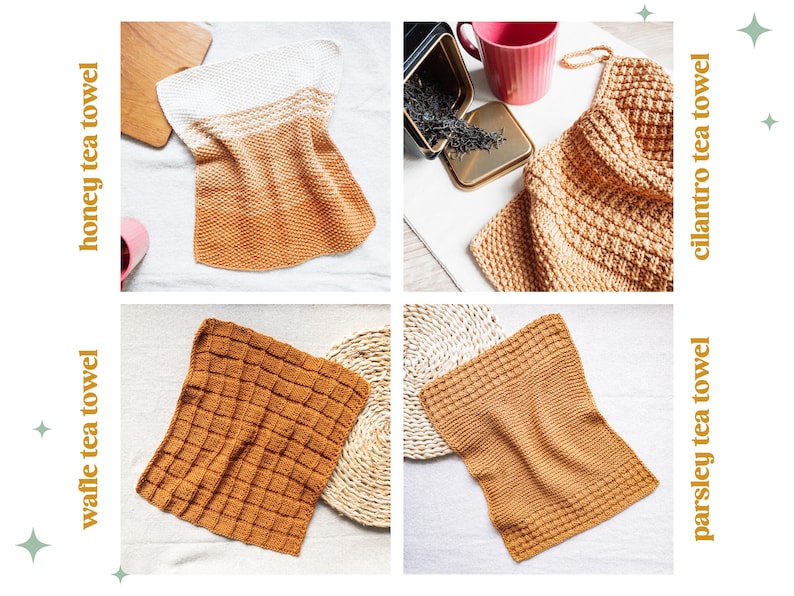 Simple Kitchen Towel Knitting Patterns, Easy Dish Towel Knit Pattern ...
