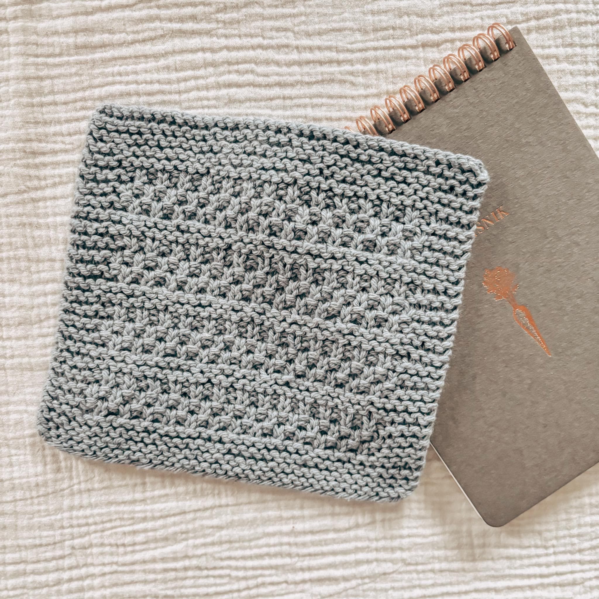 Easy Dishcloth Knitting Pattern, Beginner Washcloth Knit Pattern ...