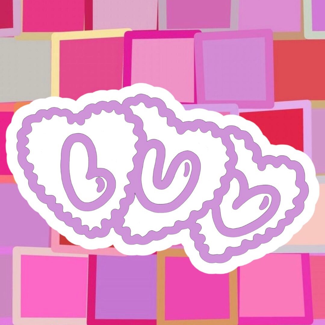 Luv Hearts Kawaii Sticker and Vinyl Decal, Sadboyz, Sadgirlz, JDM Car ...