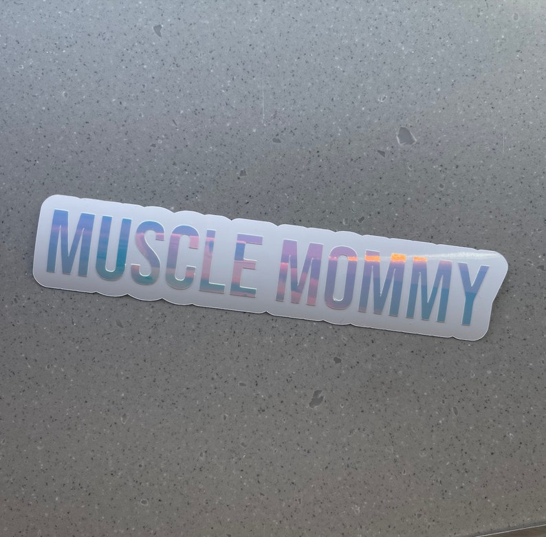 Muscle Mommy Sticker Muscle Daddy Sticker Workout Sticker - Etsy