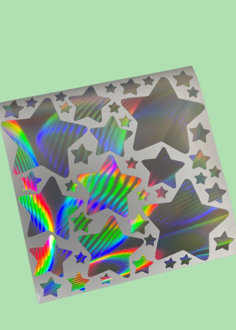 Holographic Star Stickers Star Car Decals Jdm - Etsy