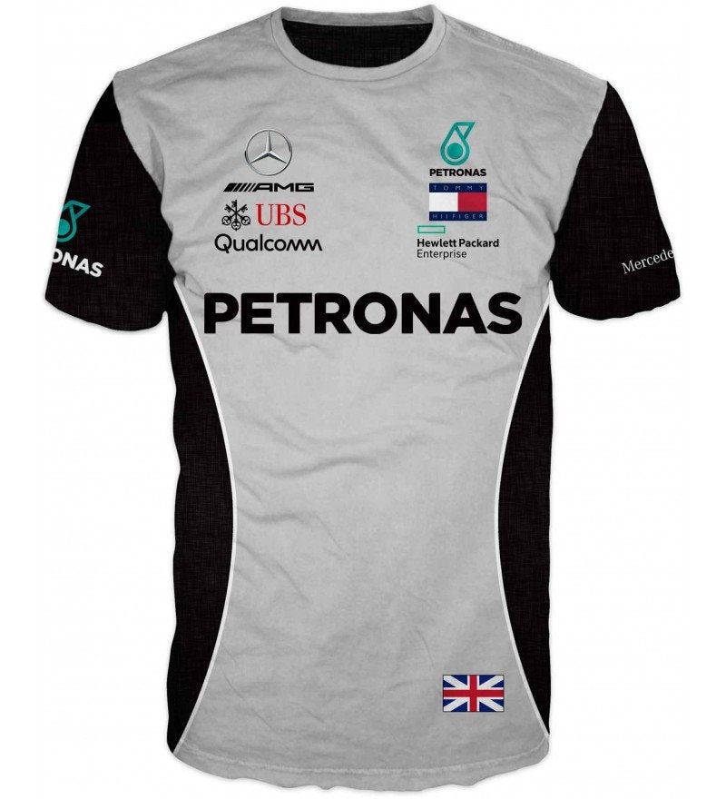 3d Shirts For Men Mercedes-AMG Petronas Formula One Team Top | Etsy