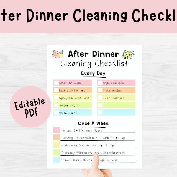 Family Home Evening Chart - Etsy