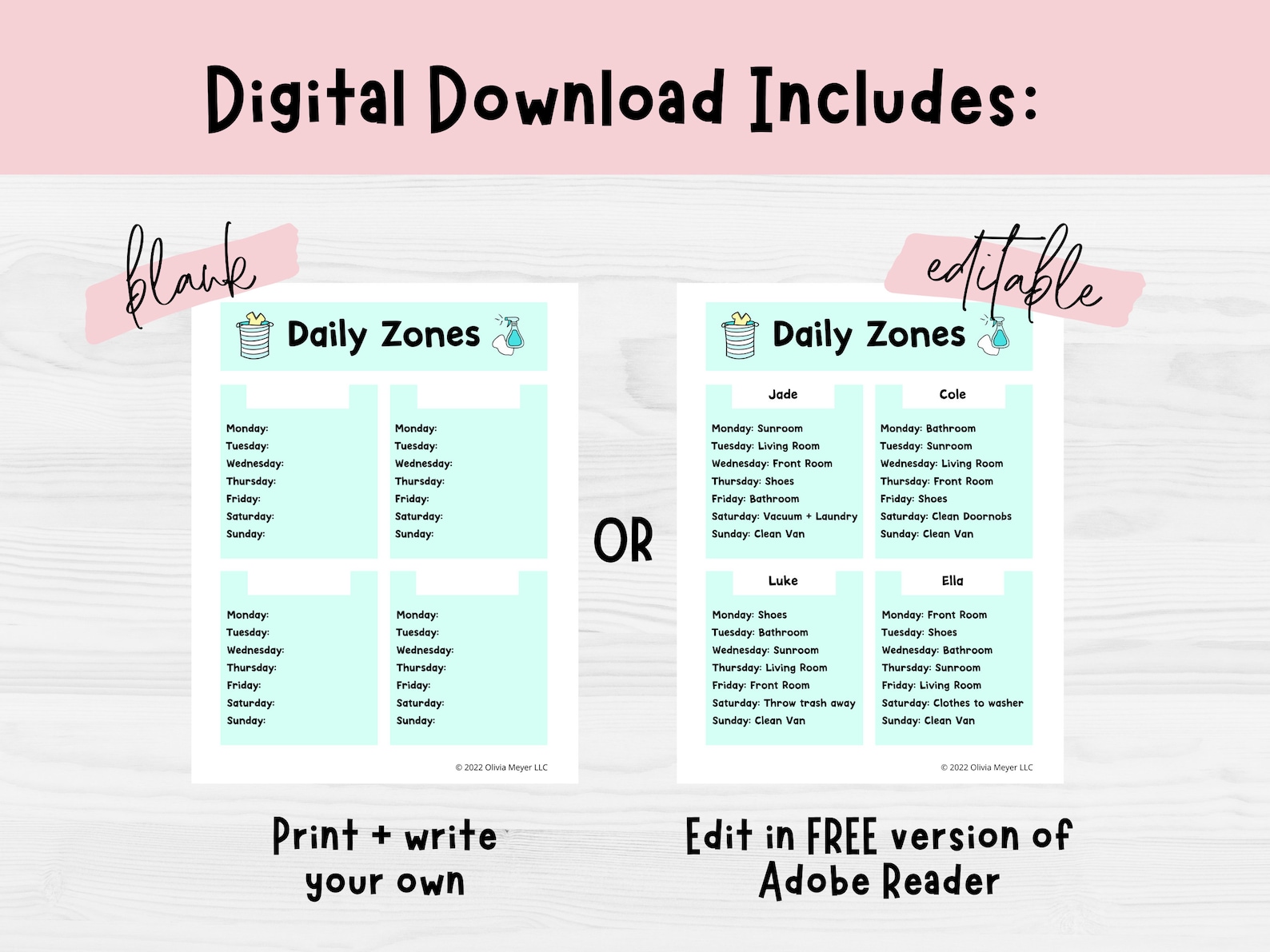 Daily Zones - Etsy