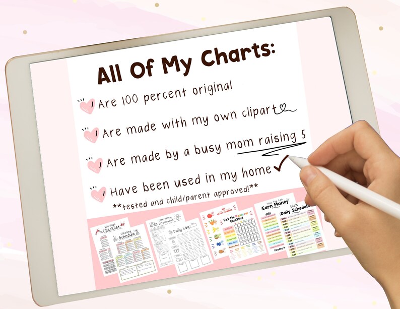 Quiet Time Chart Kids Daily Schedule Idea Printable PDF - Etsy