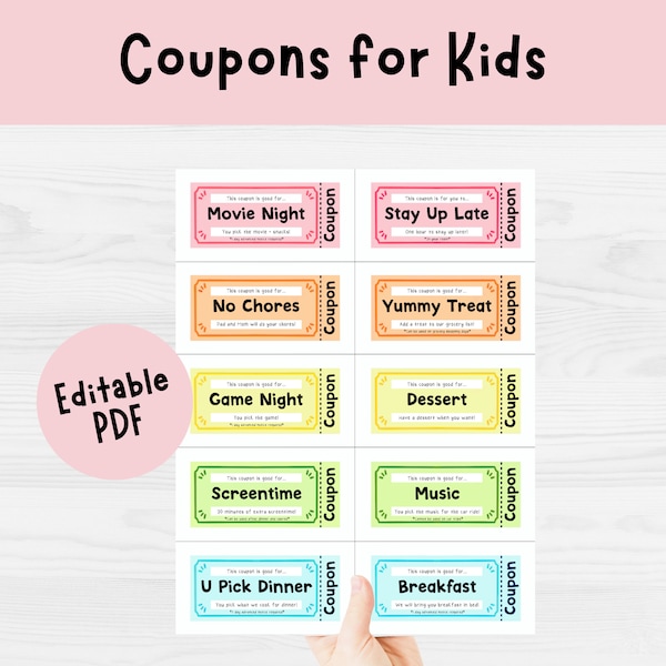 Reward Coupons - Etsy