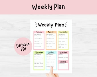 Fun Things to Do at Home for Kids, Playtime Routine Chart for Kids ...