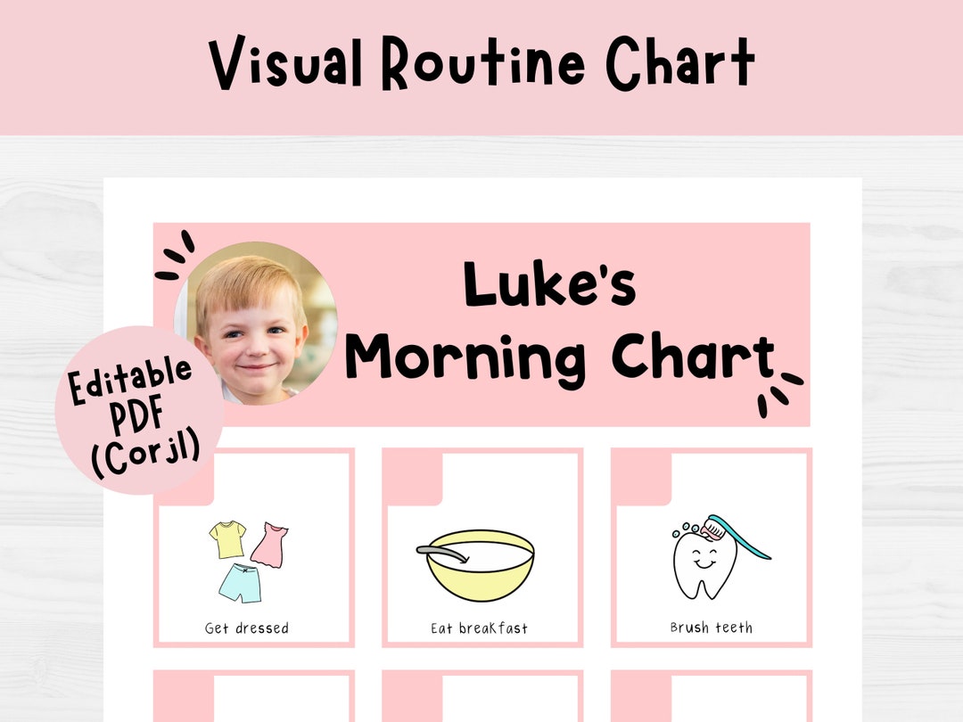 Visual Routine Chart - Etsy