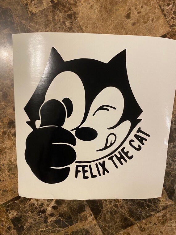Felix the cat decal | Etsy
