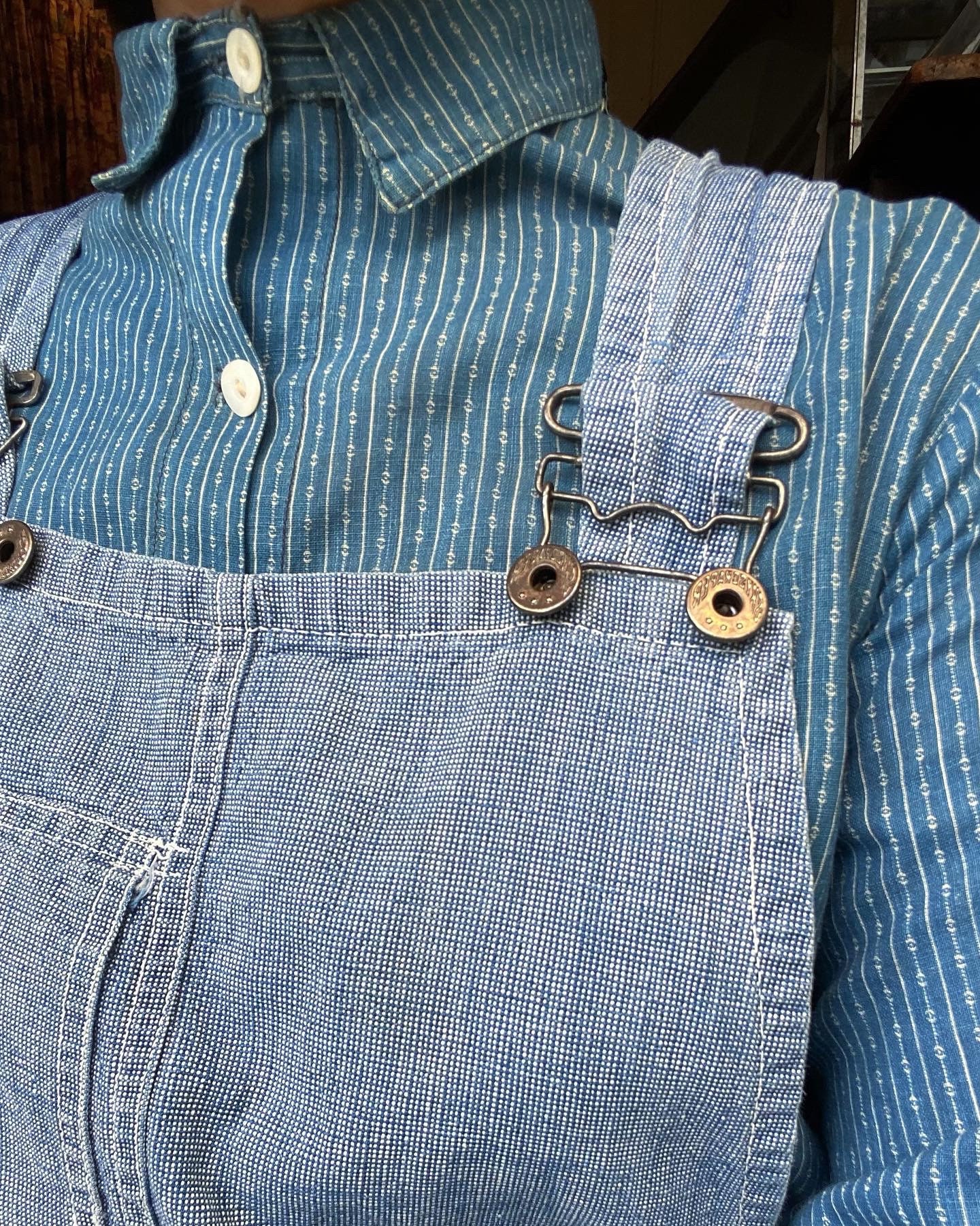 Antique Blue Calico Blouse - Etsy