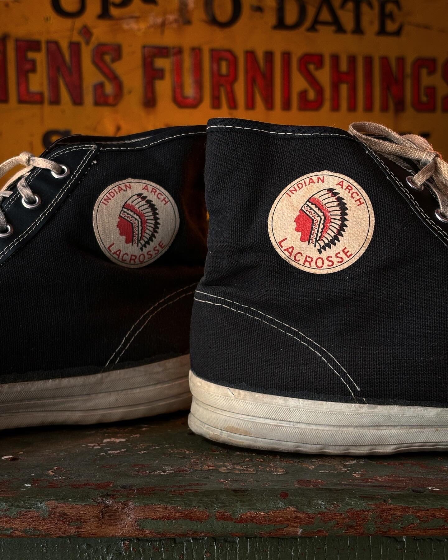 Vintage 1950’s 50s Lacrosse Indian Arch High Tops Shoes Sneakers High ...