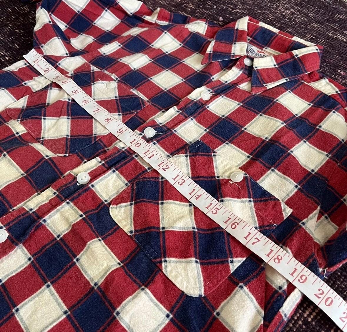 Vintage 1950s 50s Big Chief Indian Sanforized Cotton Flannel Button up ...