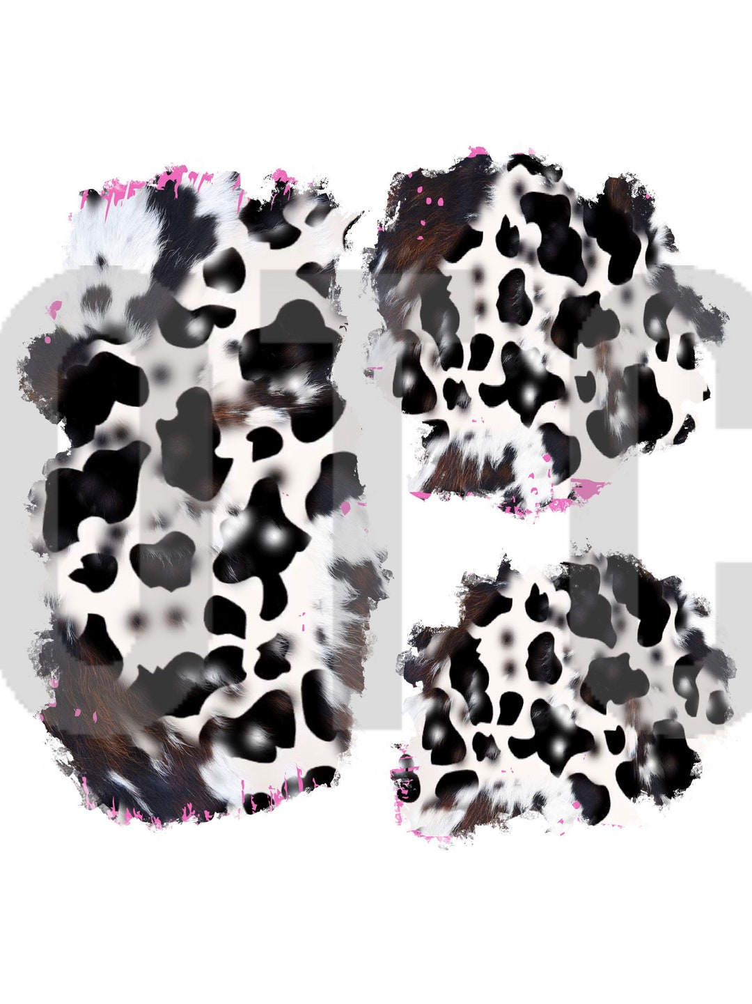 Cow Patches Ready to Press Sublimation Transfer - Etsy