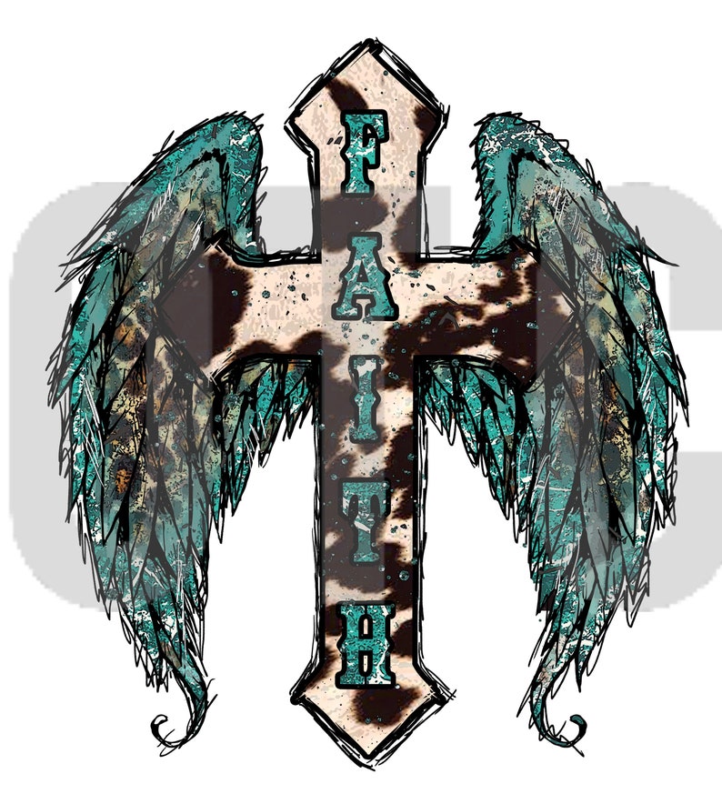 Faith Cross Ready to Press Sublimation Transfer - Etsy