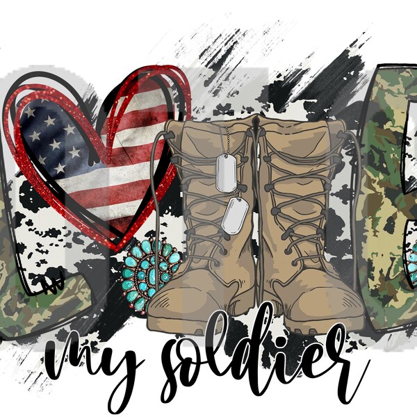 Love My Soldier - Etsy