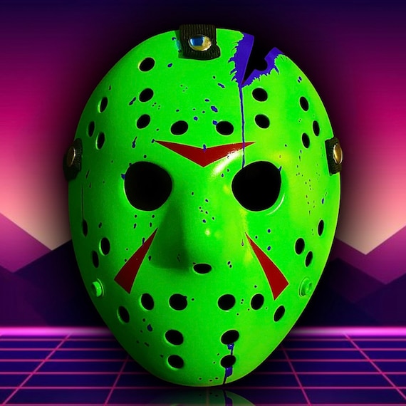 Neon Jason Mask - Etsy