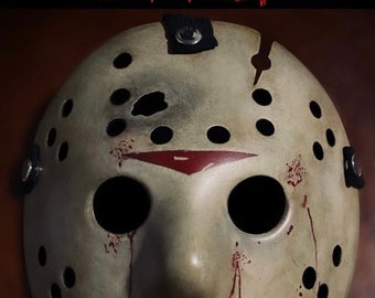 Friday the 13th Part 3 Jason Mask - Etsy