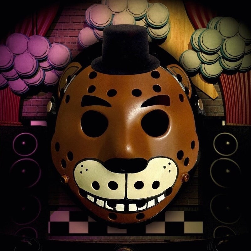 Freddy Fazbear Mask - Etsy