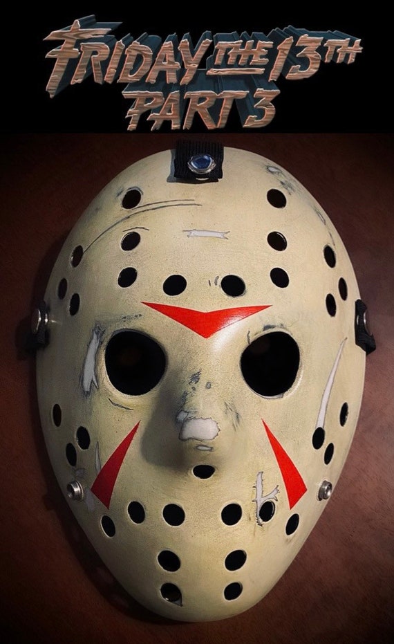Friday the 13th Part 3 Jason Mask - Etsy
