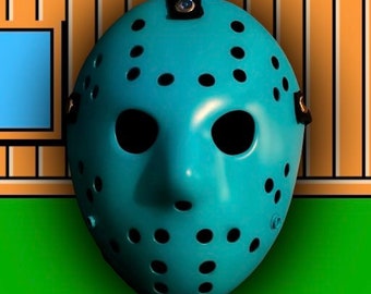 8 Bit Jason Mask - Etsy