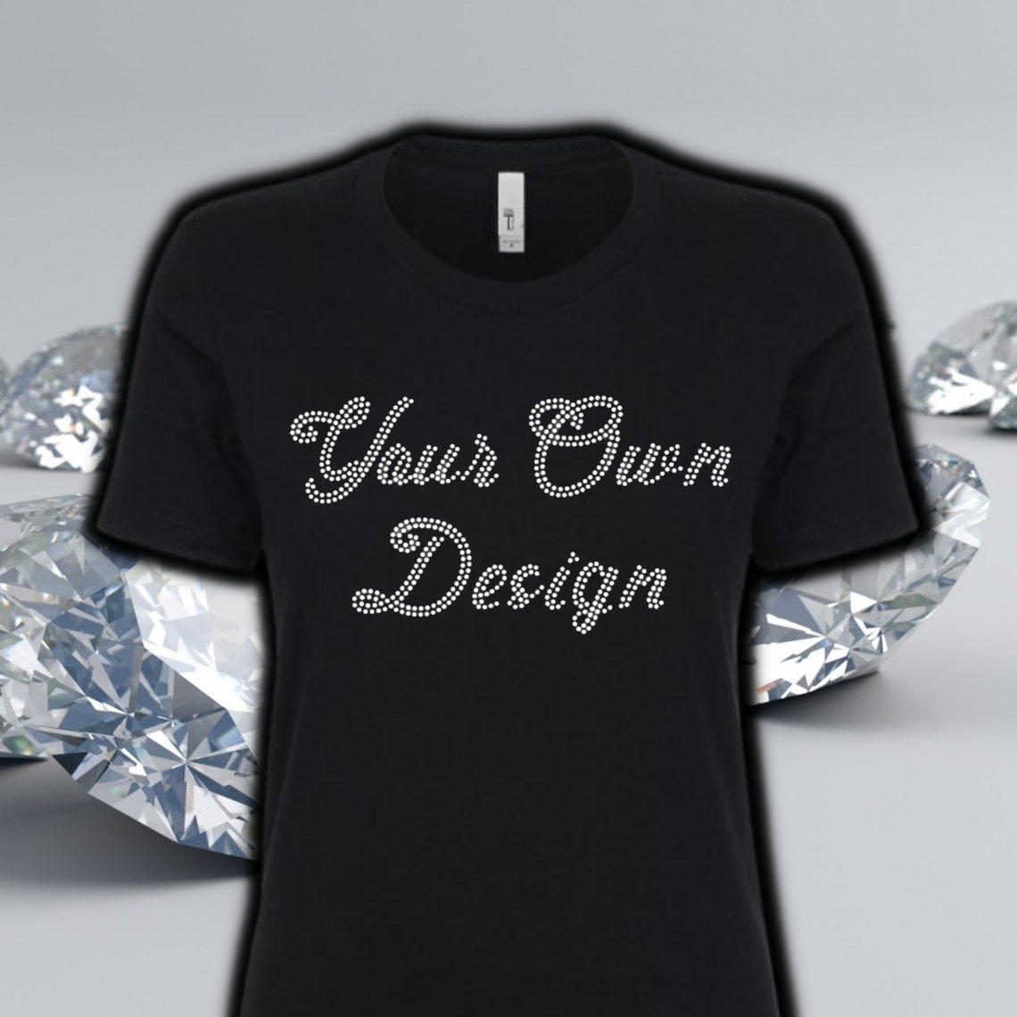 Design Your Own Shirt Custom Rhinestone Shirt Create a - Etsy
