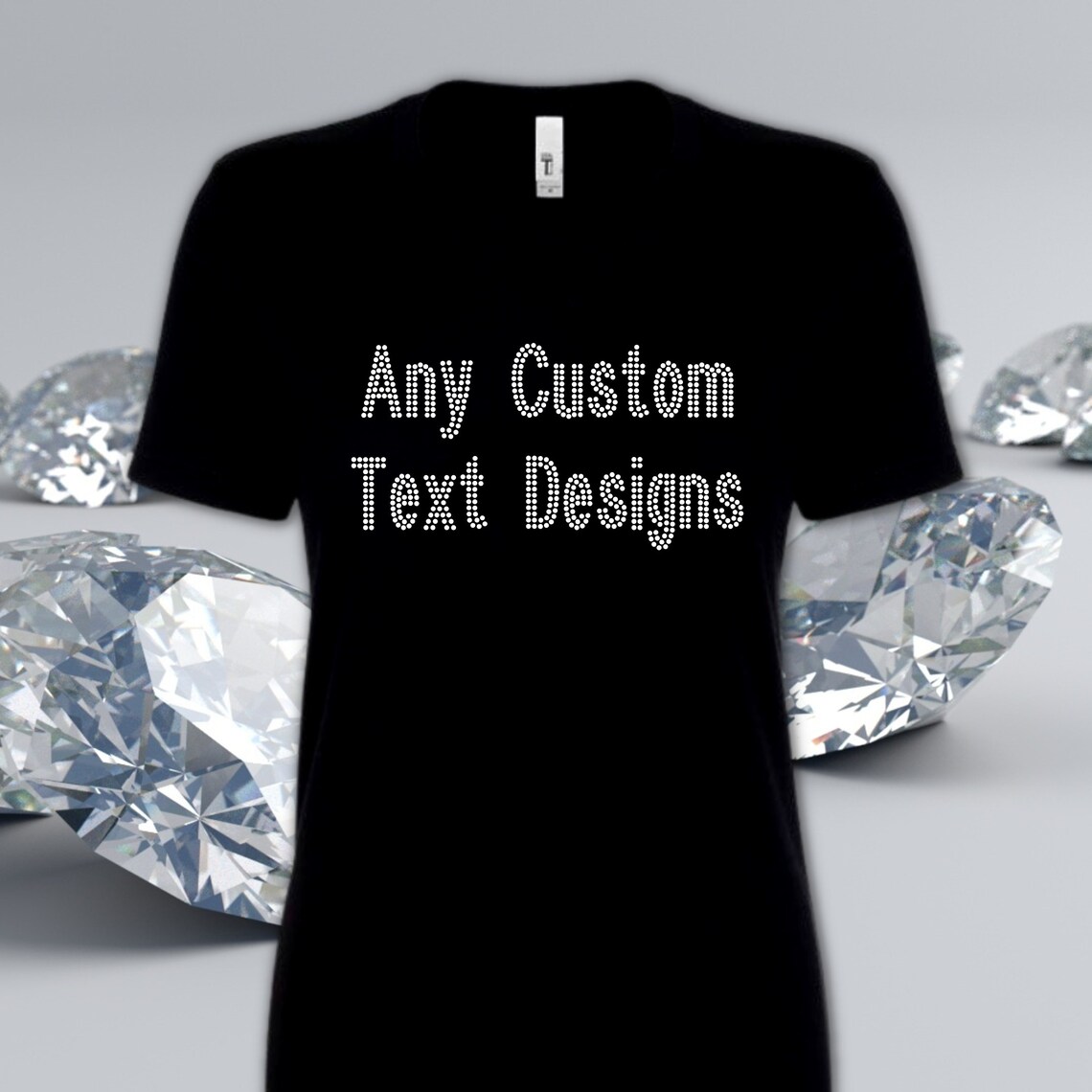 Design Your Own Shirt Custom Rhinestone Shirt Create a - Etsy