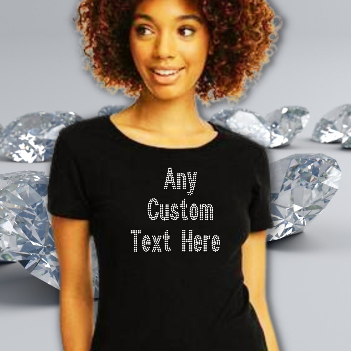 Design Your Own Shirt Custom Rhinestone Shirt Create a - Etsy