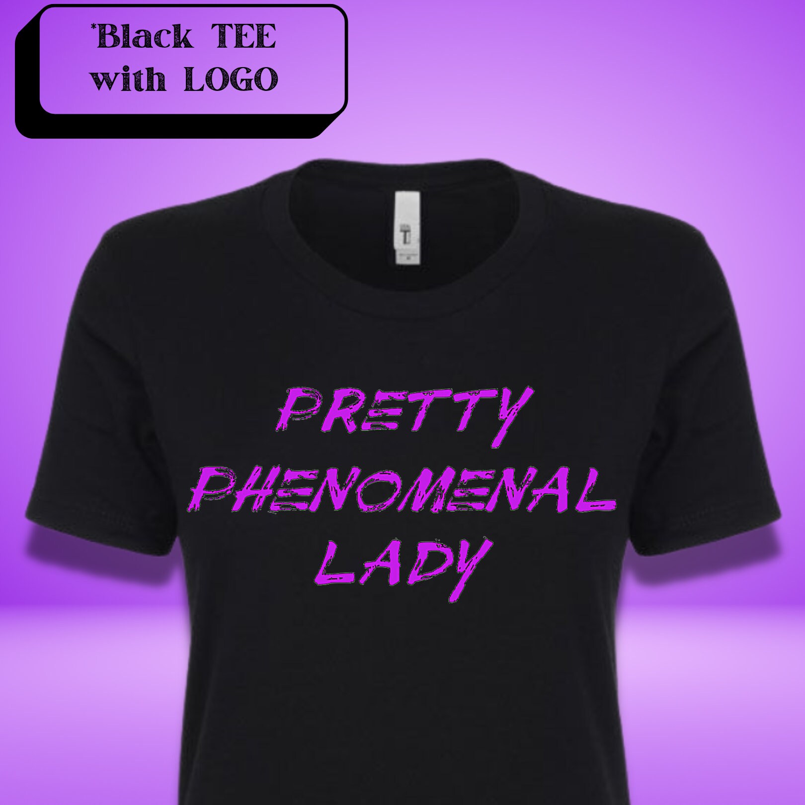 Pretty Phenomenal Lady Logo Shirt | Logo HTV Shirt | Women's Heat ...