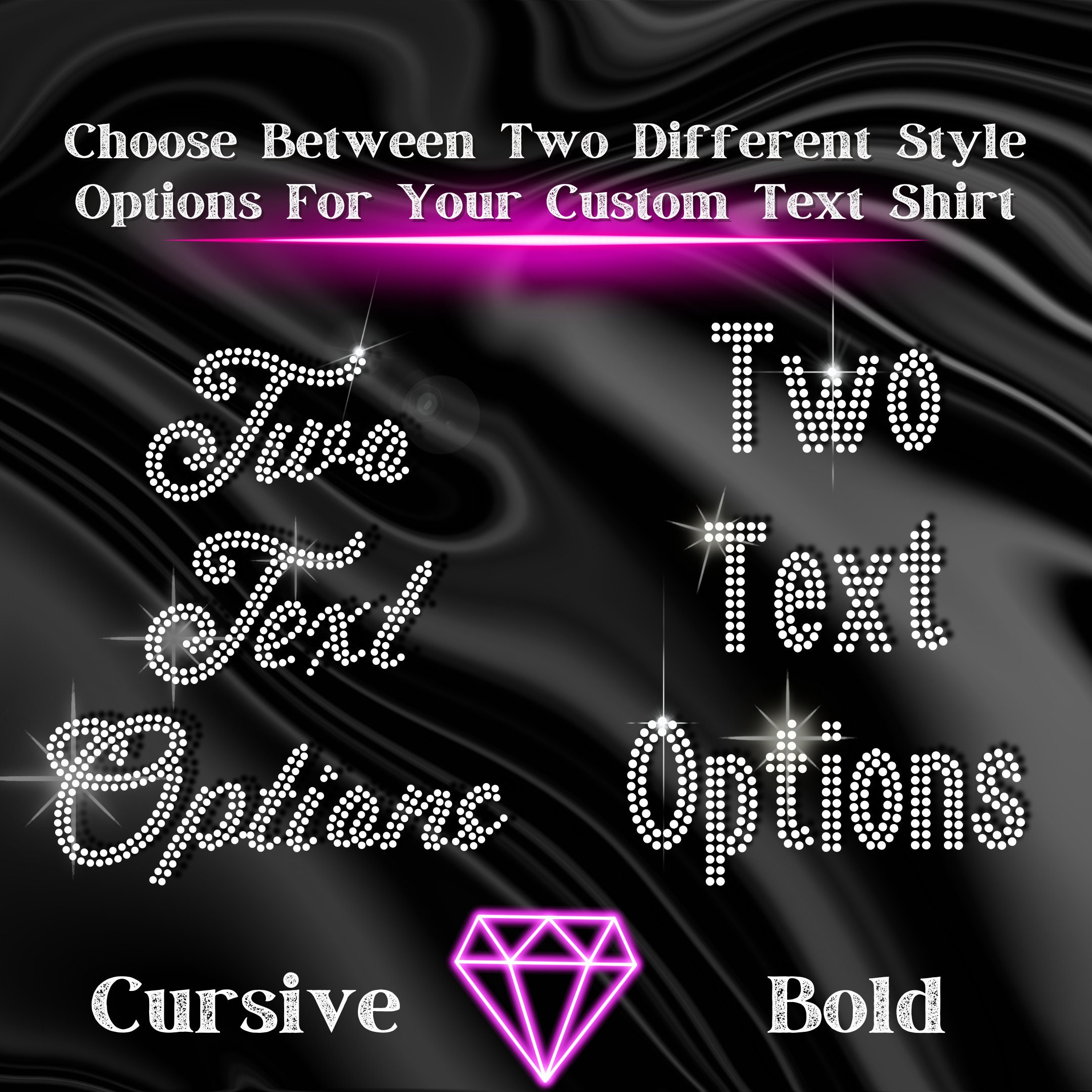 Design Your Own Shirt | Custom Rhinestone Shirt | Your Text Here Custom ...