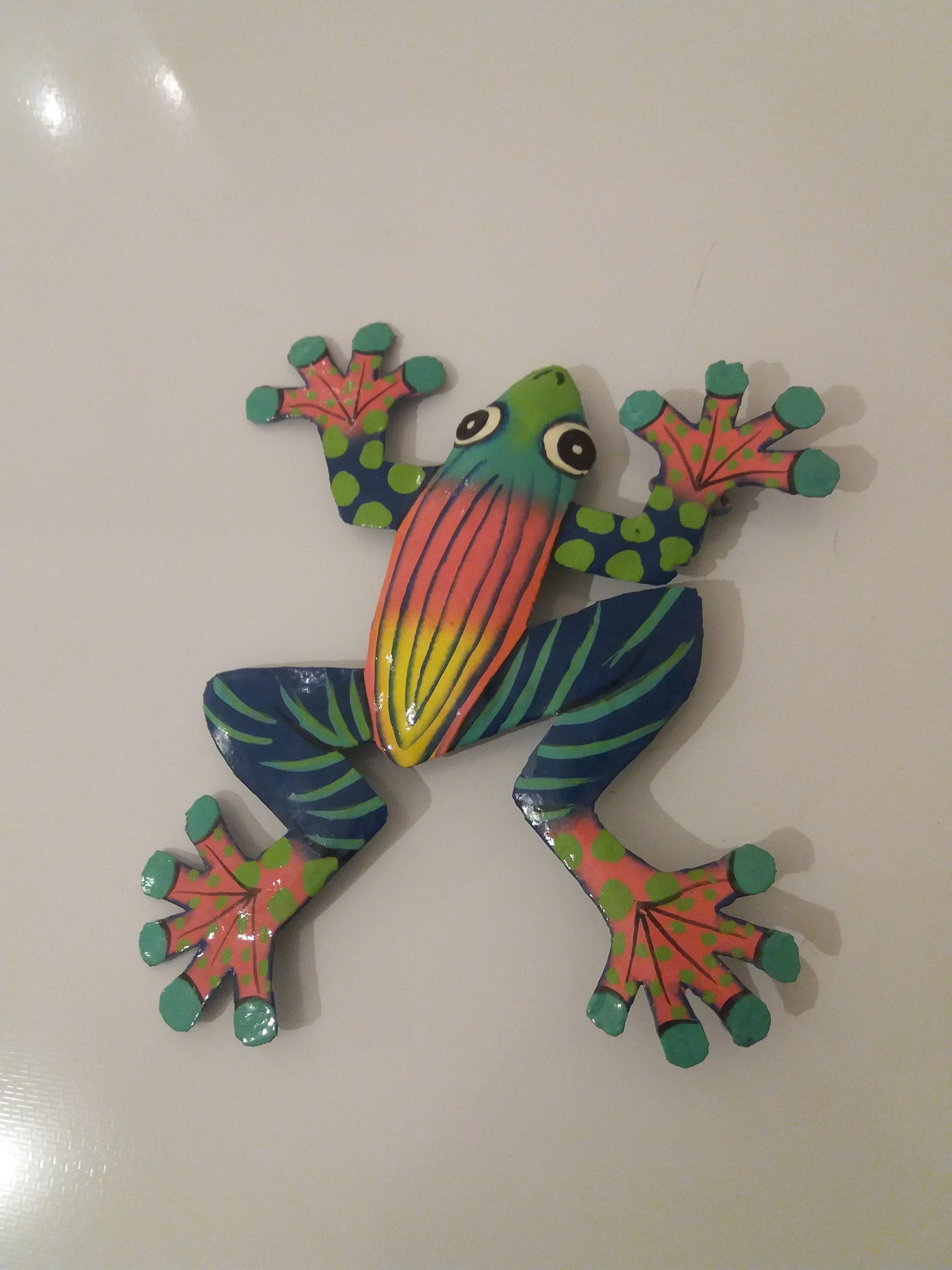 Hanging Frog Metal Wall Decor Handmade in Haiti by Street Artists From ...