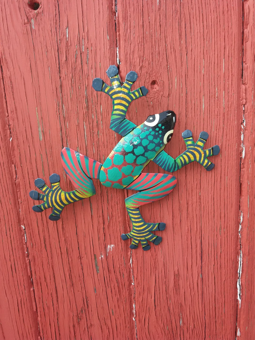 Handmade Frog Wall Art Suitable for Outdoors or Indoors Made From ...