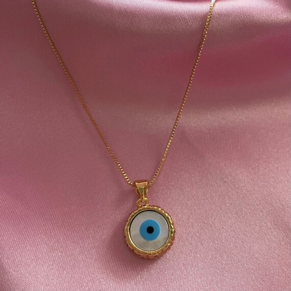 Gold Evil Eye - Etsy