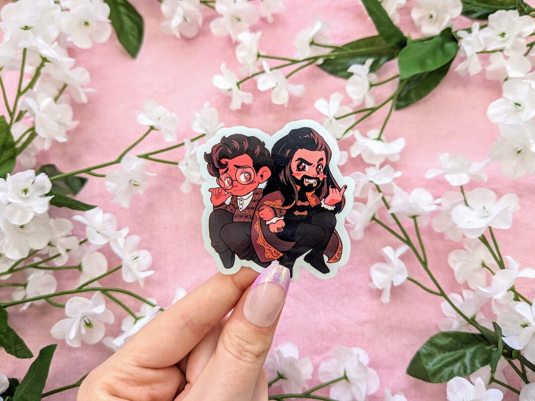 WWDITS Nandor and Guillermo Vinyl Sticker Vampire Couple Sticker - Etsy
