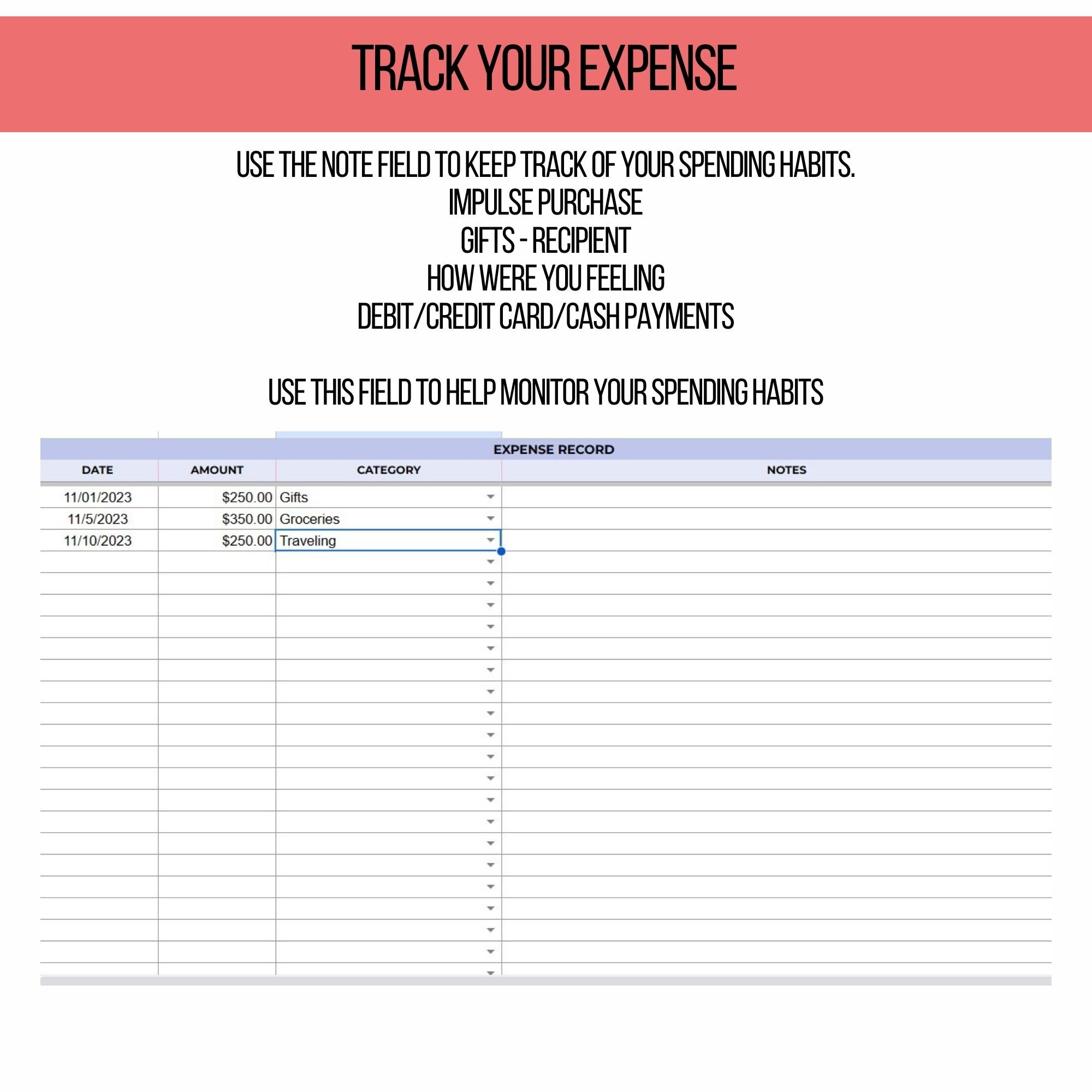 Monthly Budget Spreadsheet, Google Sheets Budget Template, Monthly ...