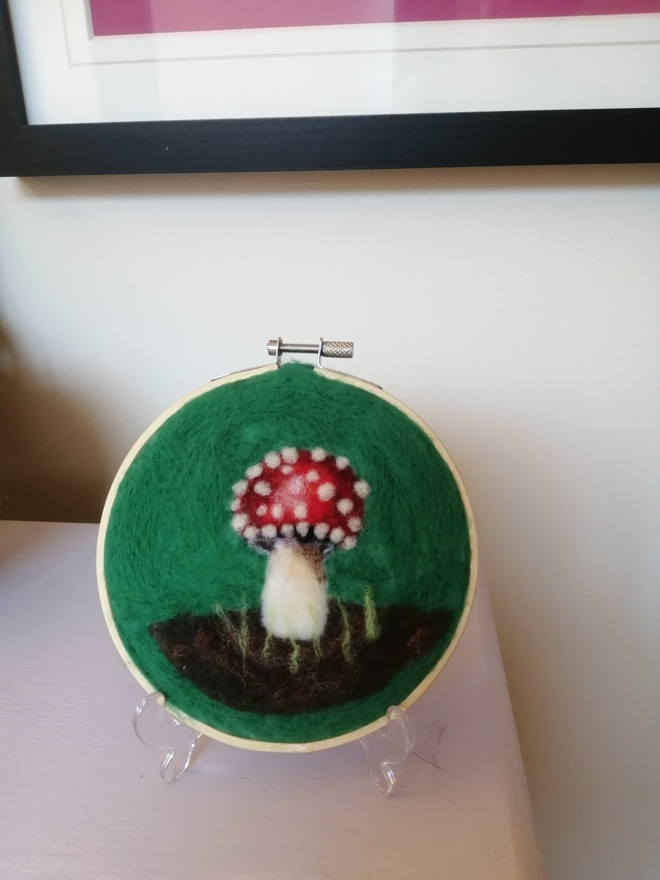 Needle Felted Fungi - Etsy UK