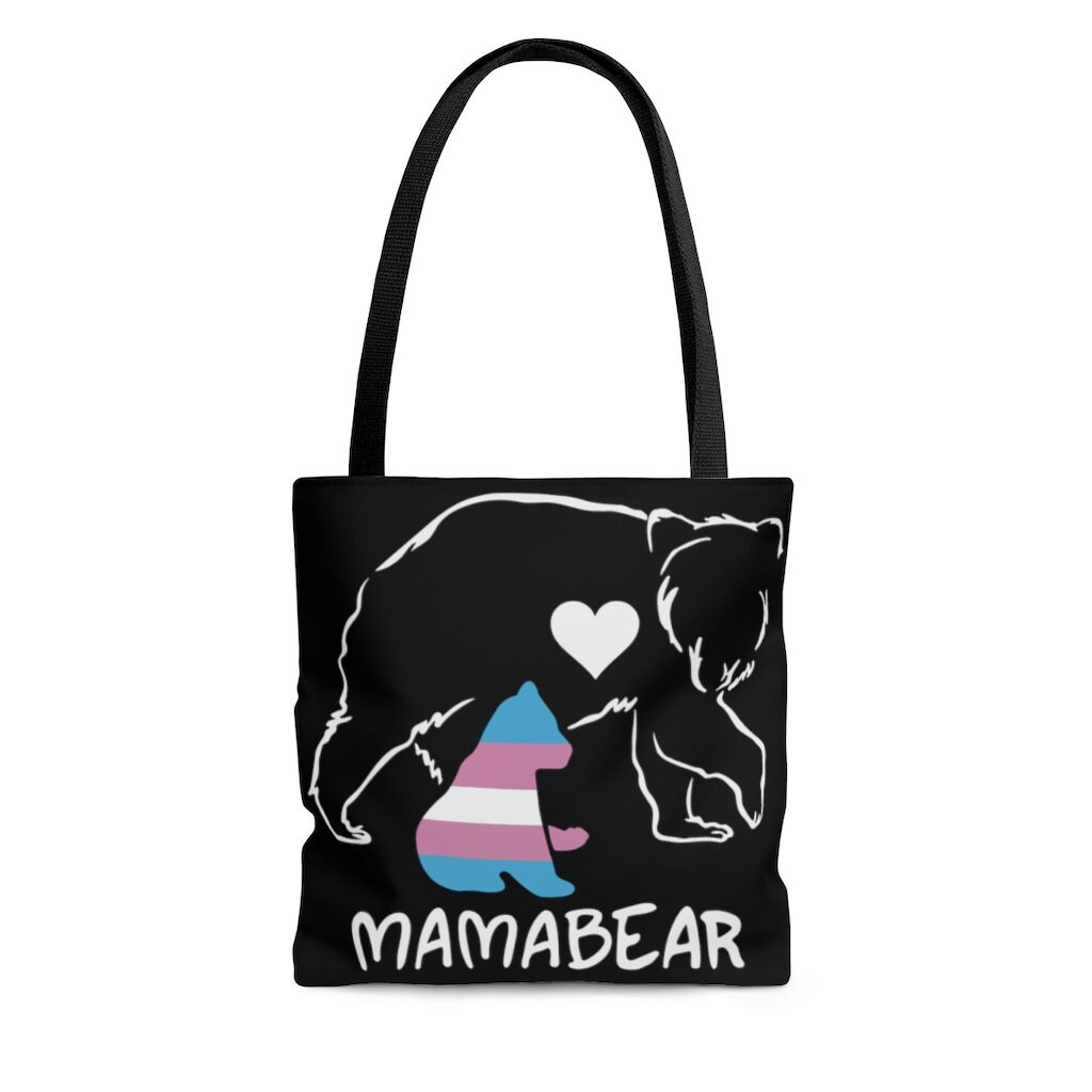 LGBTQIA Pride Mama Bear Trans Ally Protect Trans Kids Tote Bag - Etsy