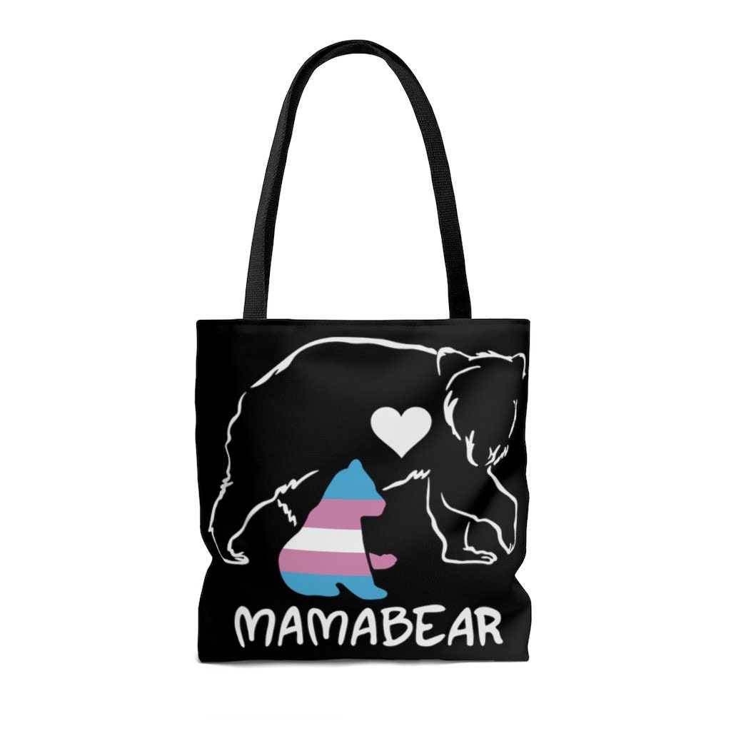 LGBTQIA Pride Mama Bear Trans Ally Protect Trans Kids Tote Bag - Etsy