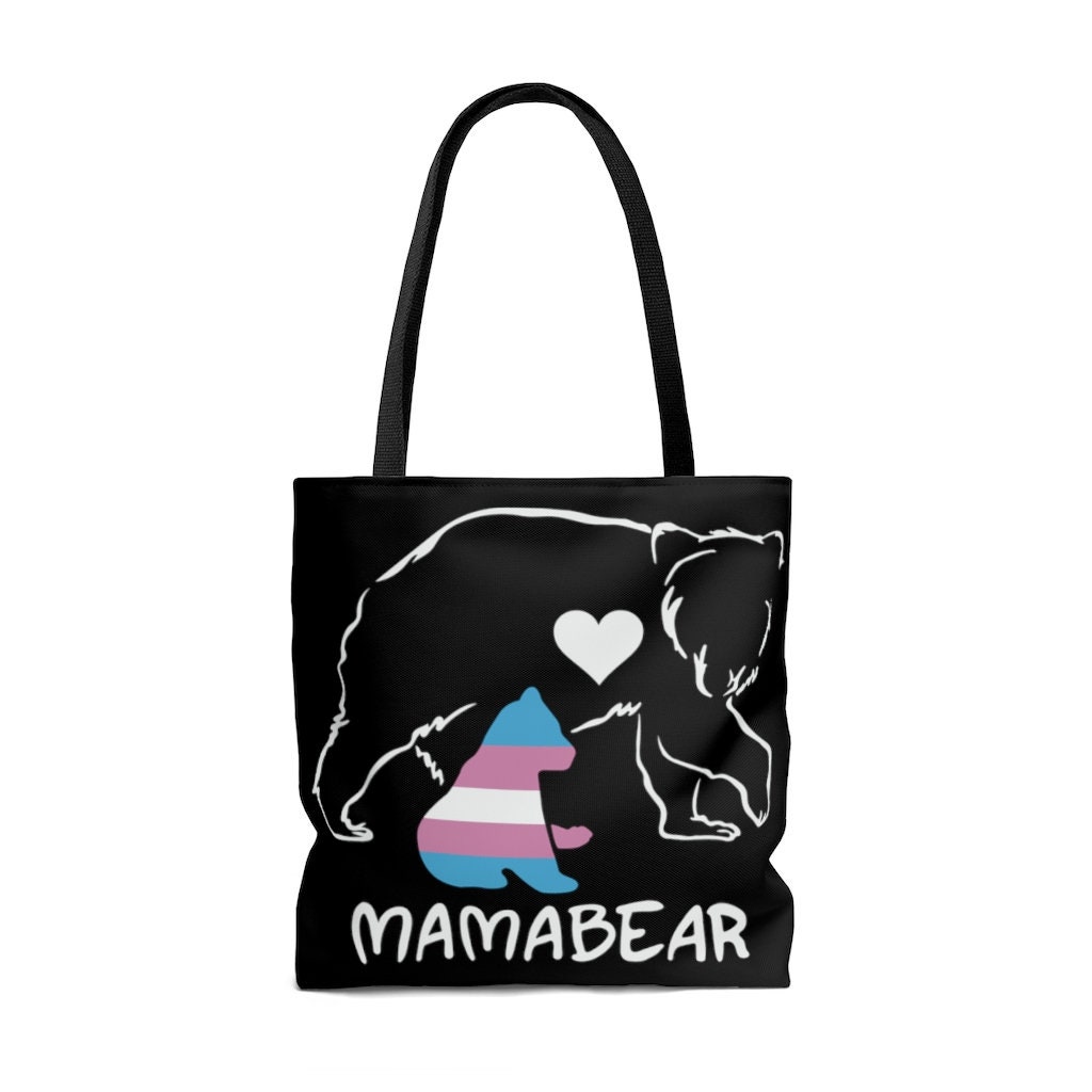 LGBTQIA Pride Mama Bear Trans Ally Protect Trans Kids Tote Bag - Etsy