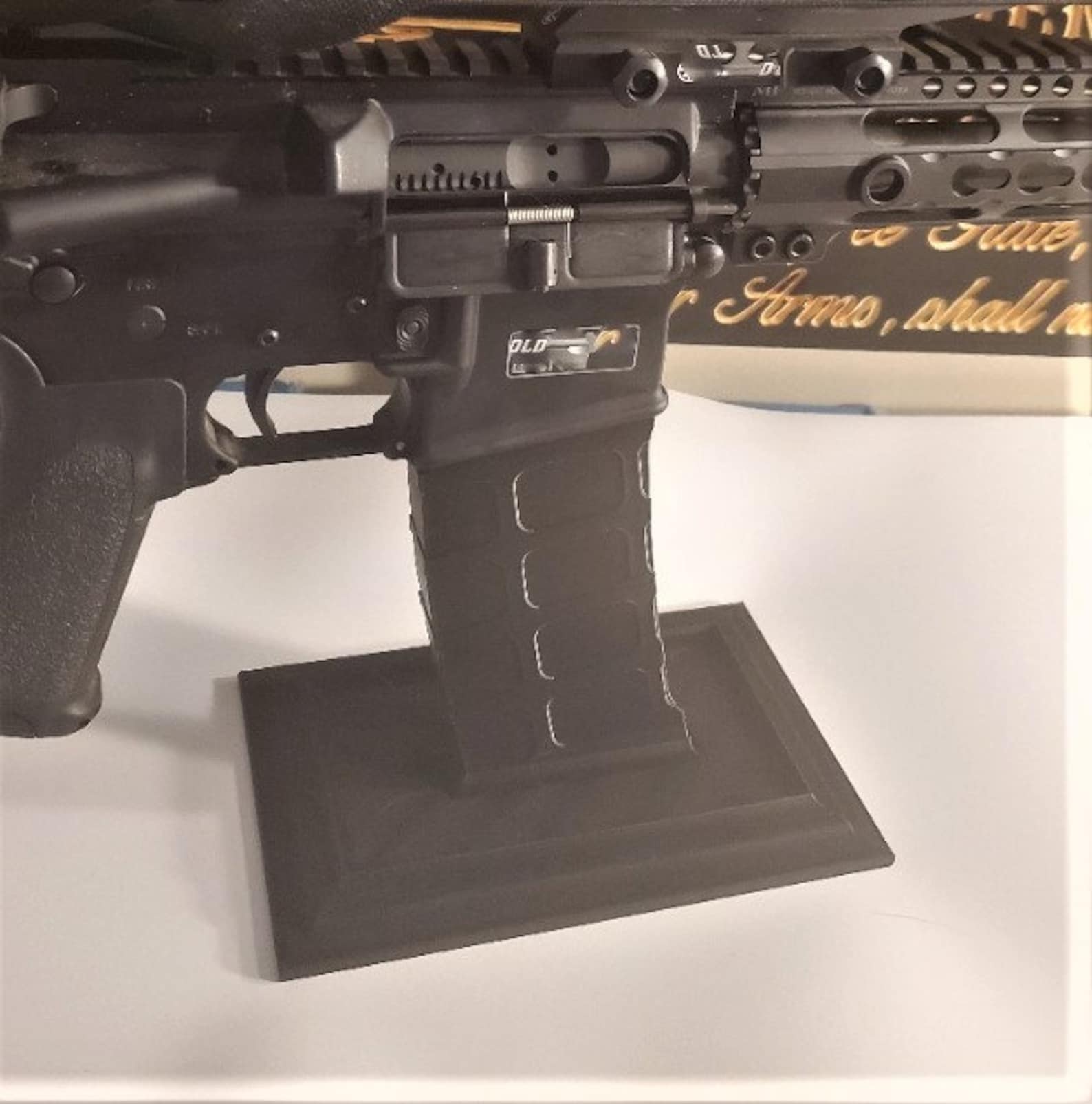 AR15 Rifle Stand fully Customizable | Etsy