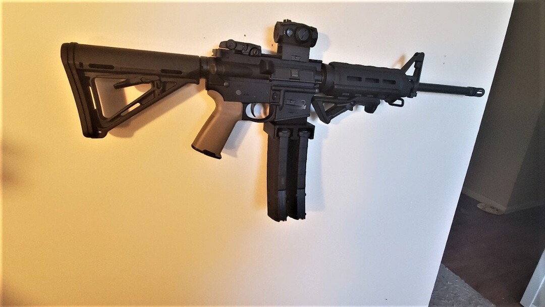AR15 Rifle & Magazine Wall Mount (fully Customizable) "mounting ...
