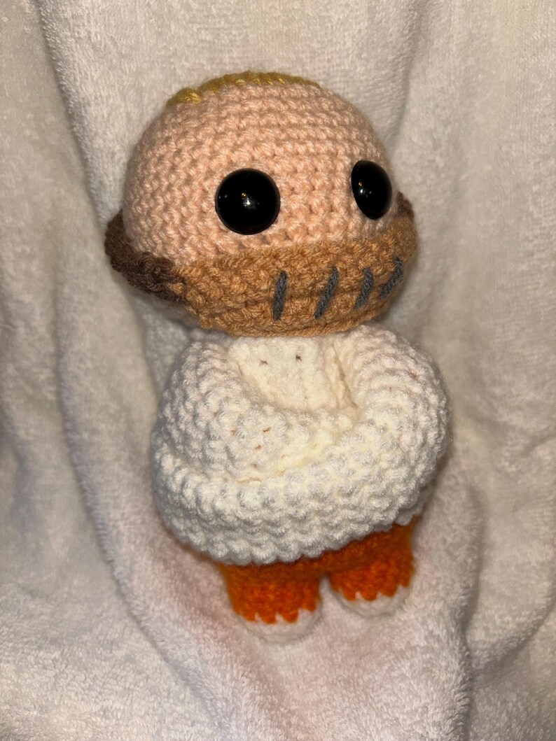Dr. Hannibal Lecter Amigurumi Doll Crochet Handmade Villian Slasher ...