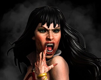 Vampirella Resin - Etsy