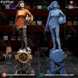 Rocketeer, Female Version, 3D Printed Model, Fan Art Sculpt, Figure Kit ...