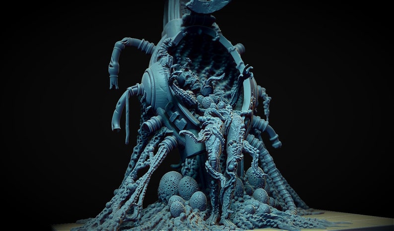 Hibernation Pod Infected Pod Alien 75mm 3d Printed | Etsy