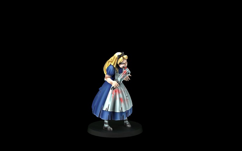 Alice in Wonderland Princesses Got Angry 38mm Miniatures - Etsy