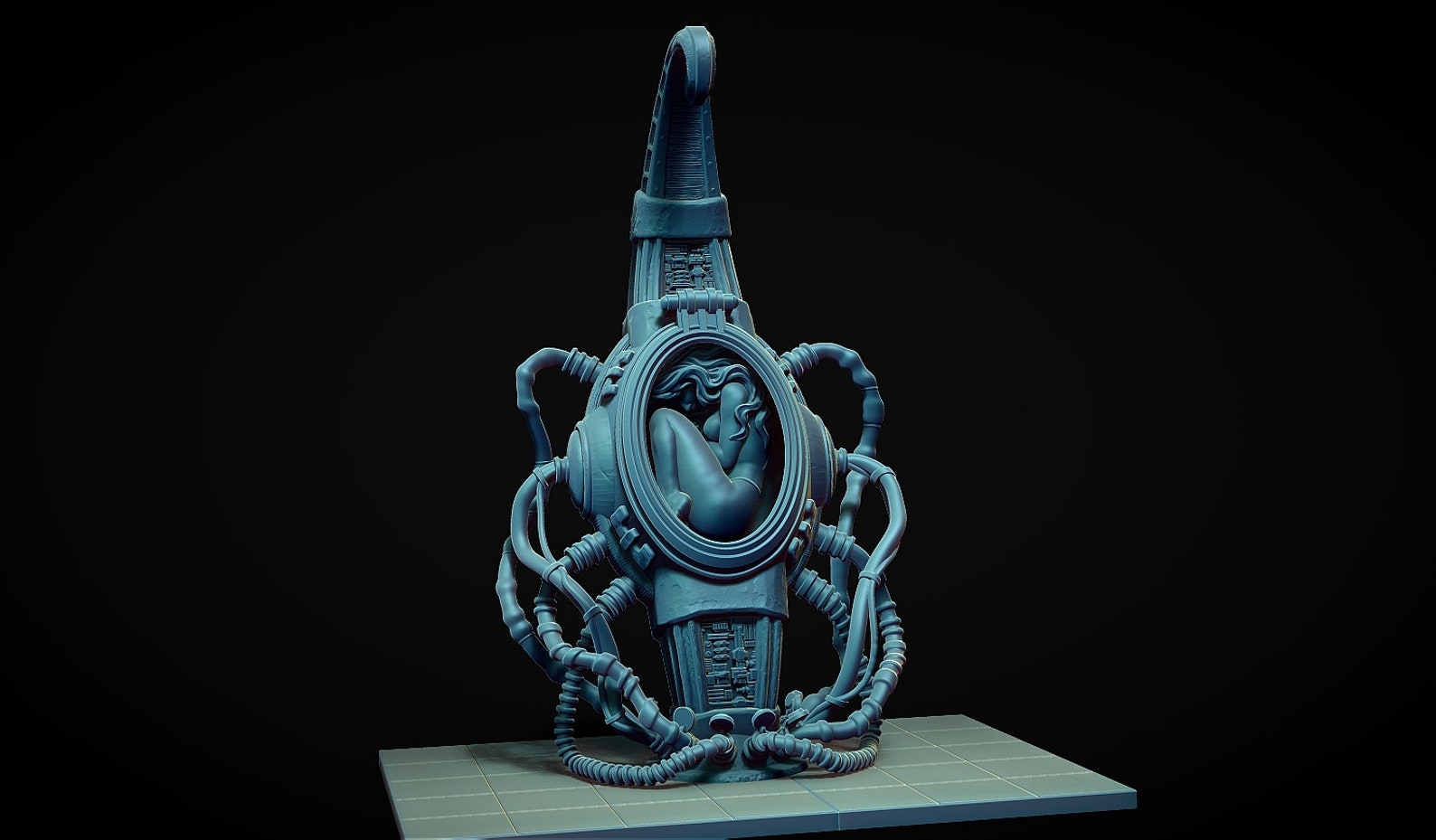Hibernation Pod Infected Pod Alien 75mm 3d Printed Miniature - Etsy