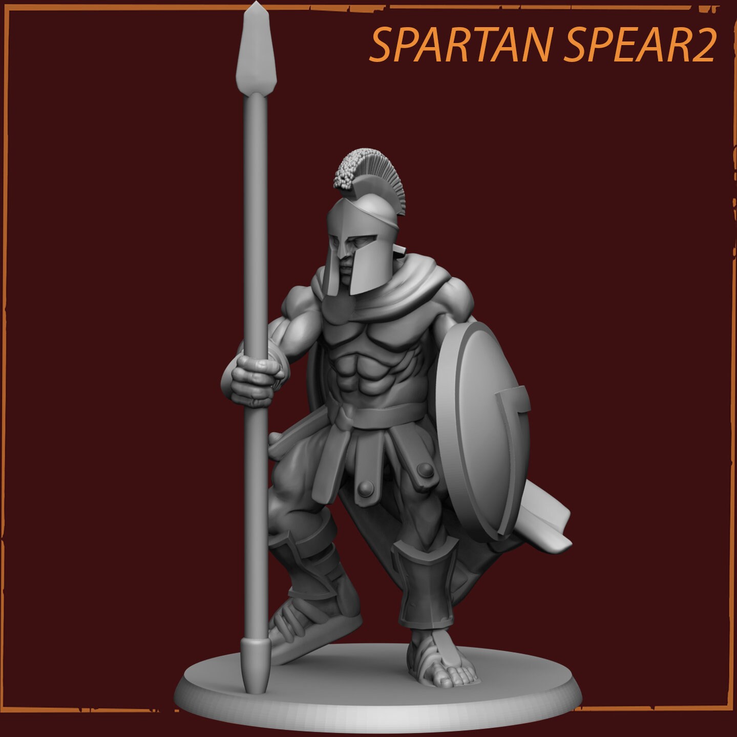 Spartans, 32mm Scale 3D Printed Miniatures, Battle of Thermopylae ...