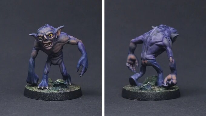 Morlocks Basic Monster Collection 3D Printed Miniature D&D Pathfinder ...