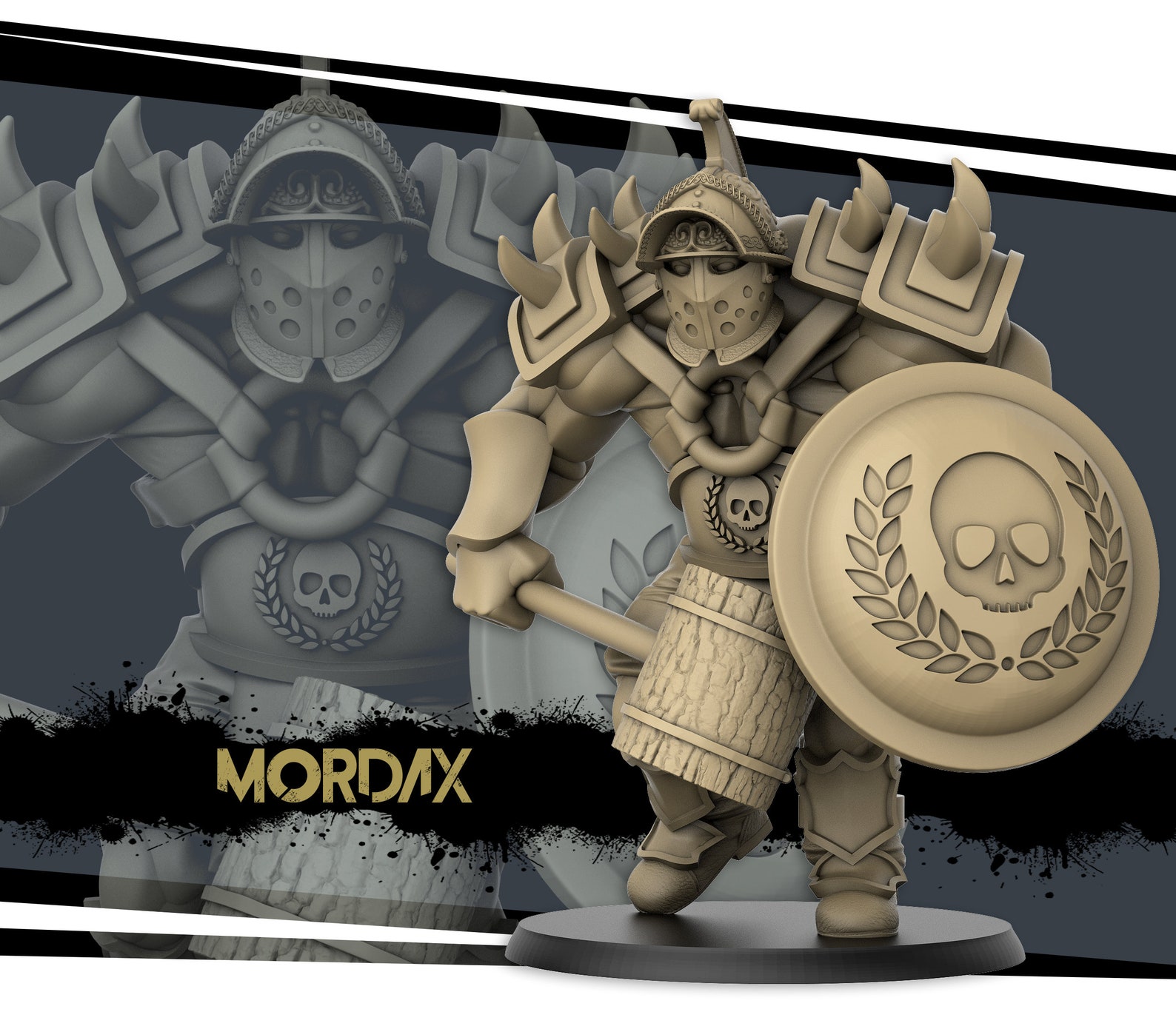 Gladiators, 32mm Scale 3D Printed Miniatures, Kickstarter Campaign by ...